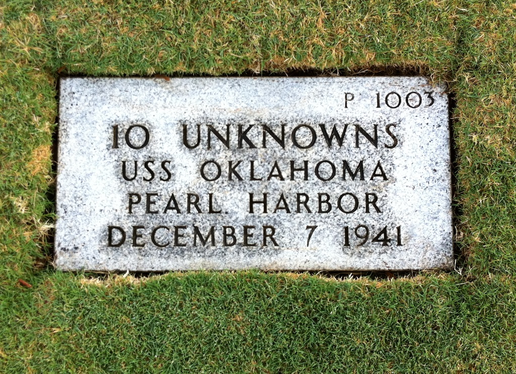 USS Oklahoma, Unknow Grave’s – ww2 Pacific